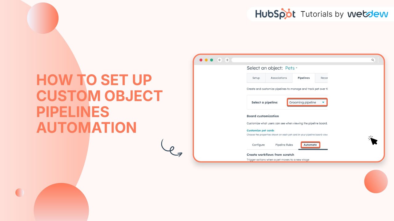How to set up Custom Object Pipelines Automation