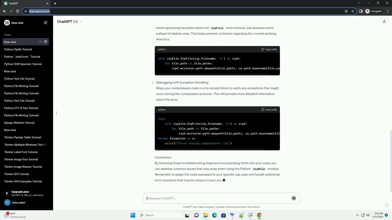 python zipfile not compressing