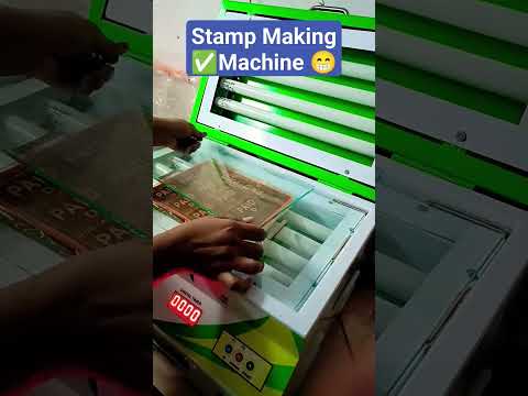 Rubber Stamp Banane ki Machine #rubberstampmaking #shorts