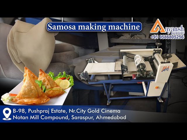Samosa Making Machine - Semi Automatic Samosa Patti Making Machine ...