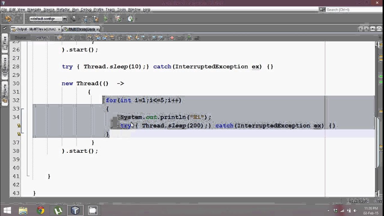MultiThreading in Java with Lambda Expression part 4