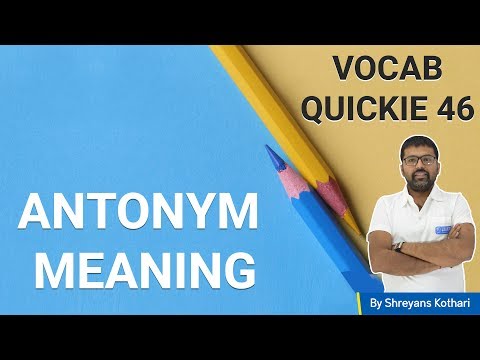 Antonym Meaning in Hindi | Learn Vocabulary | Vocabulary Words English Learn