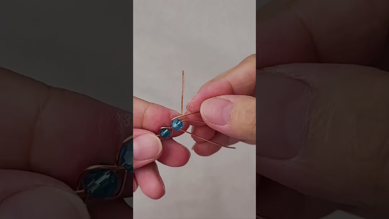 simple bracelet | copper wire | Bead Jewelry | stone have hole | DIY