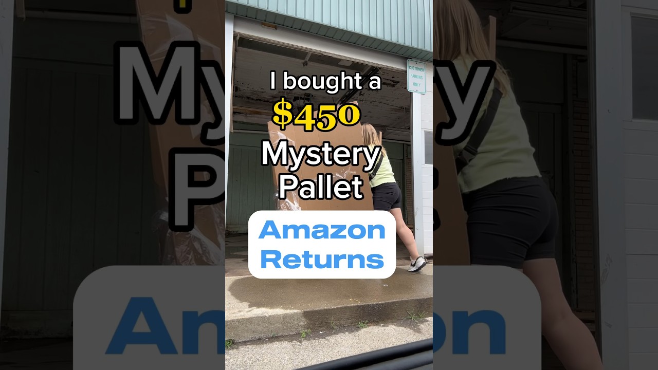 OPEN A $450 MYSTERY PALLET OF AMAZON RETURNS WITH ME! #mysterypallet #mysterybox #thrifting #resell