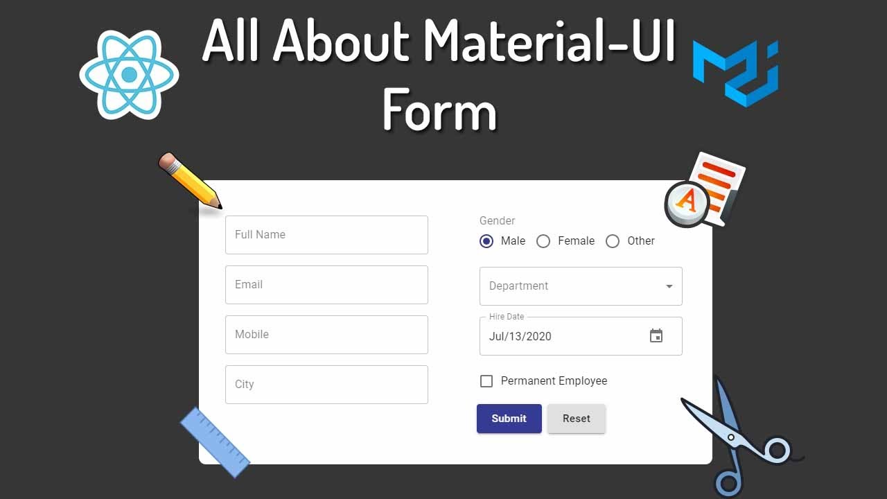 How to Design a Perfect React Material UI Form