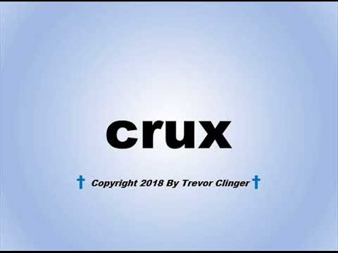 How To Pronounce crux