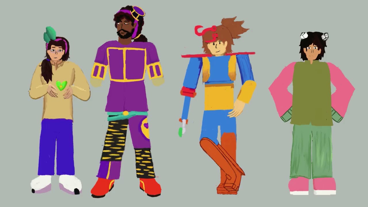 ArtscapTale Main Cast Official Art (procress)