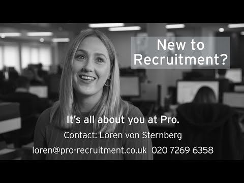 Pro-Recruitment Group - It's All About You At Pro - Associate Consultant
