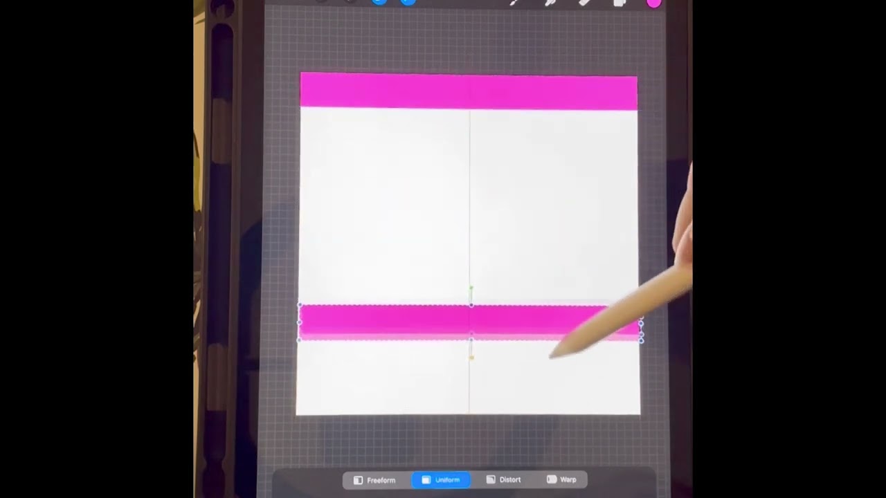 How to make an Ombré seamless pattern or background in Procreate