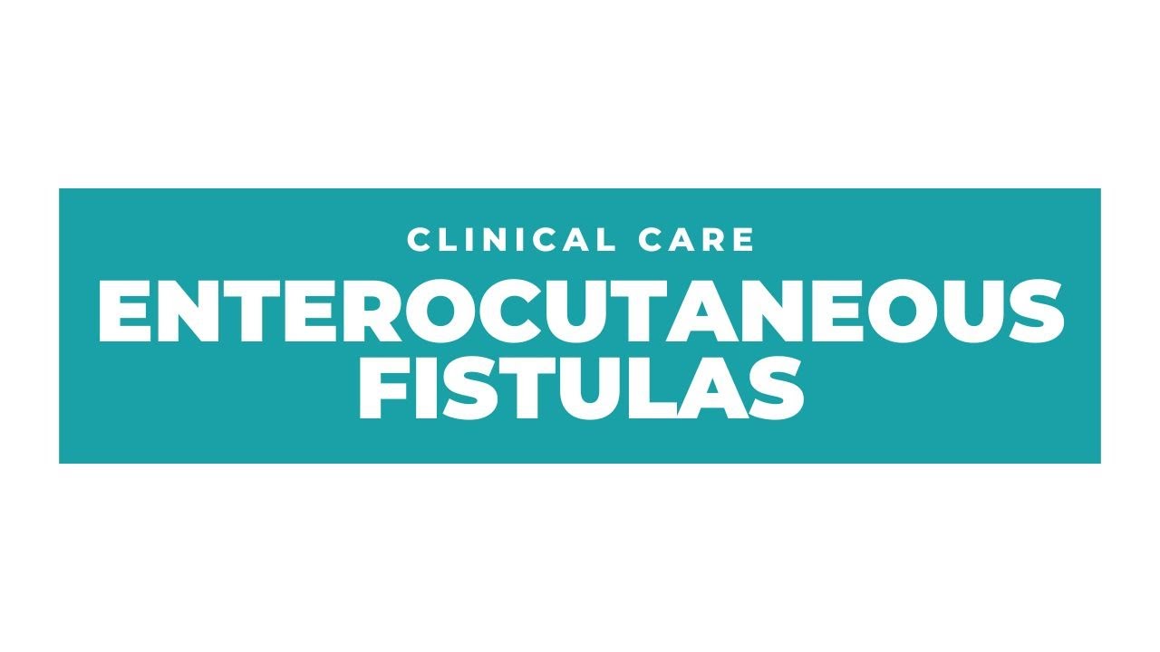 Enterocutaneous Fistulas - What dietitians need to know