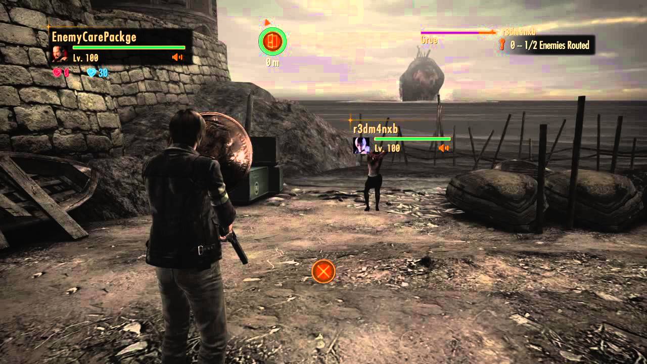 Leon kills the giant with his penis :)