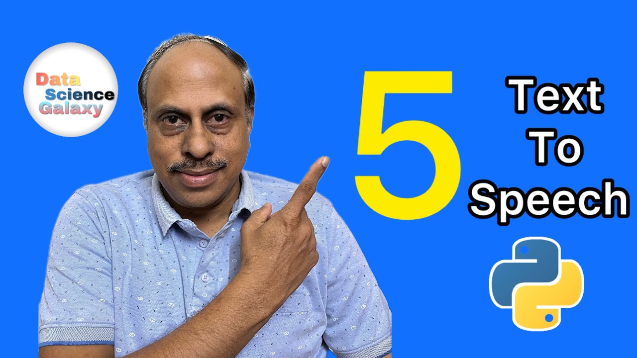 Text To Speech Conversion Using Python | Data Science Galaxy