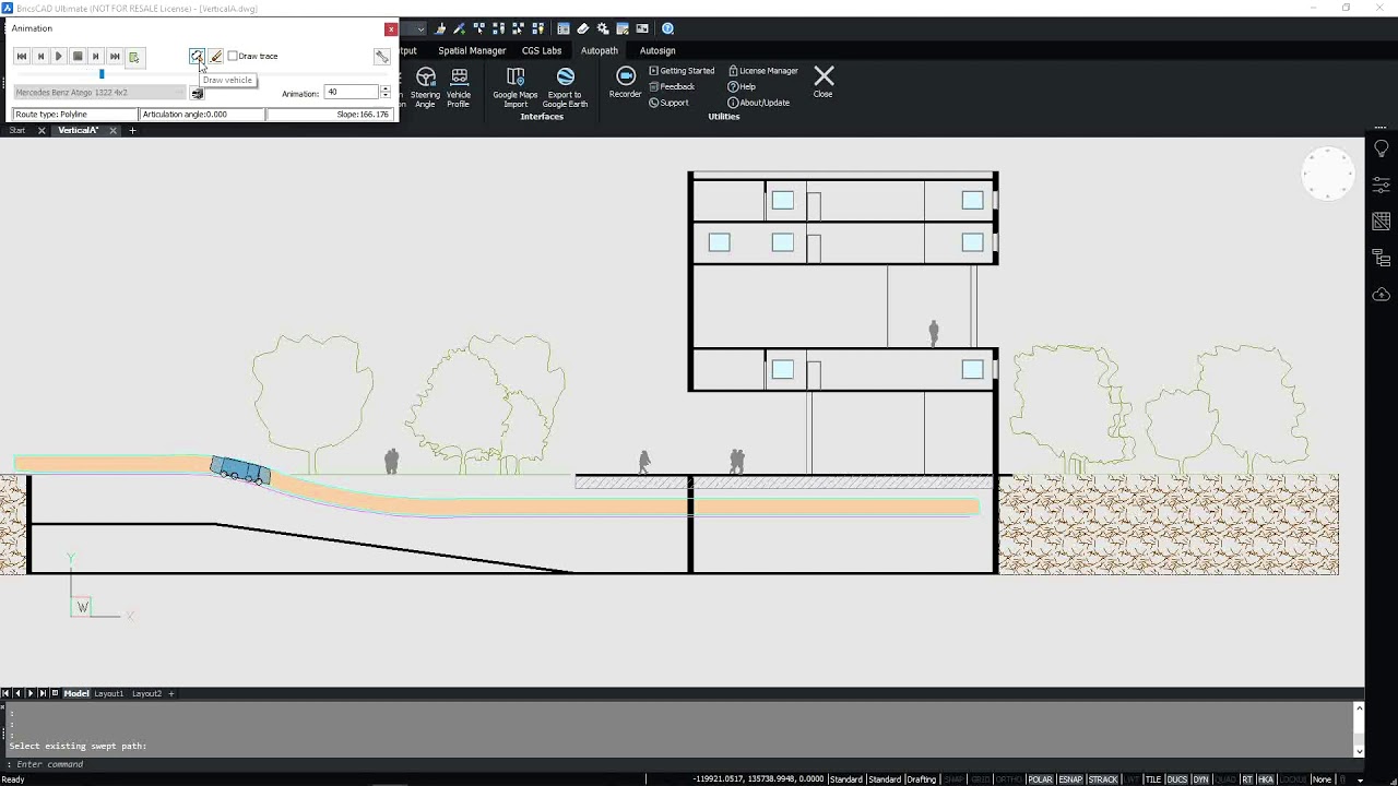 Autopath 2025 - Clearance analysis (Vertical offset)