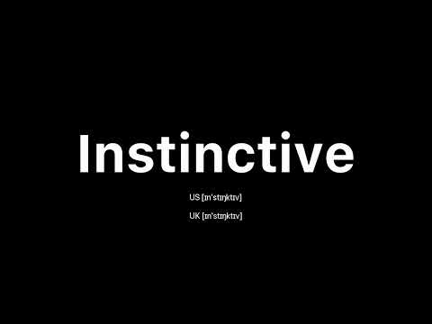How to Pronounce Instinctive: American English vs. British English
