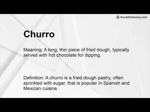 Churro Meaning