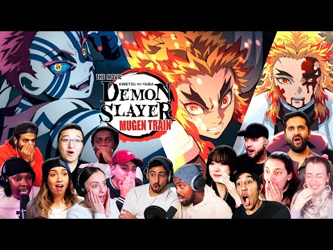 Kimetsu No Yaiba MUGEN TRAIN Mega Reaction Mashup | Demon Slayer Movie