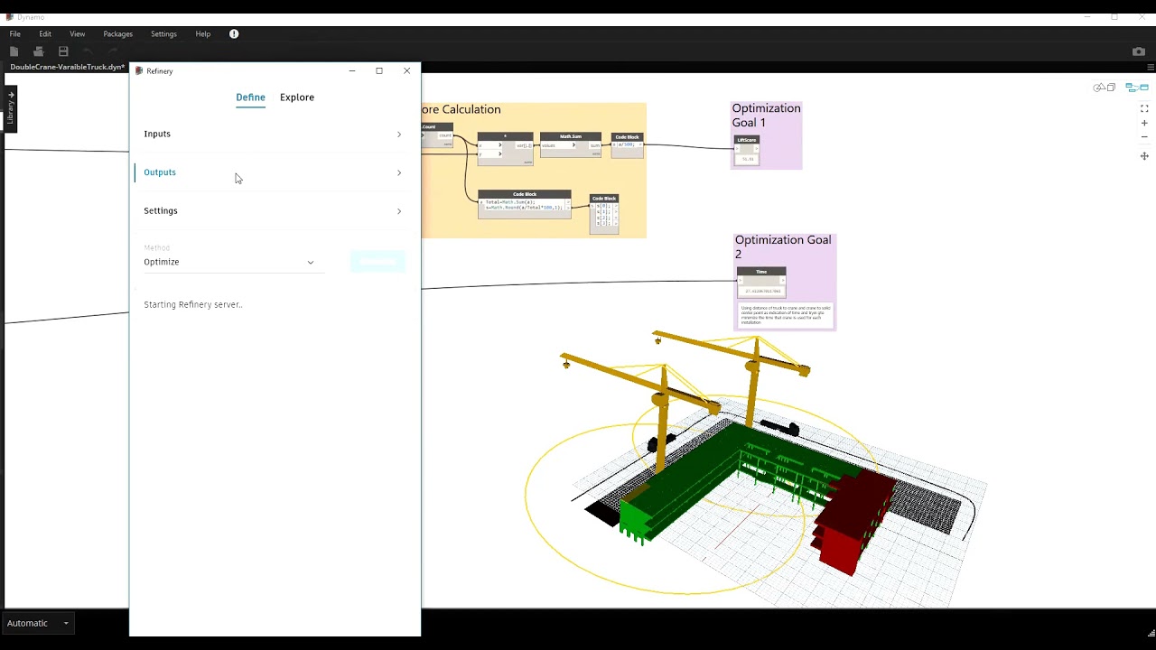 Crane Optimization with Generative Design
