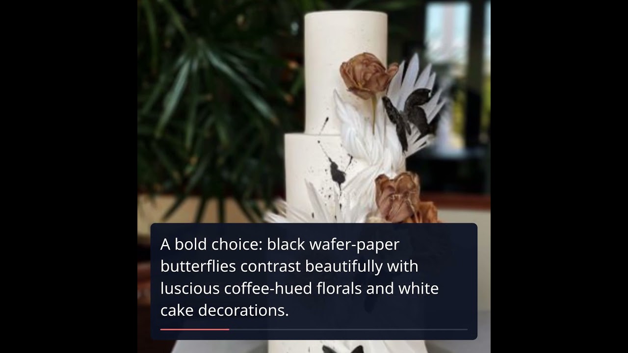 10 Beautiful Butterfly Wedding Cake Inspirations