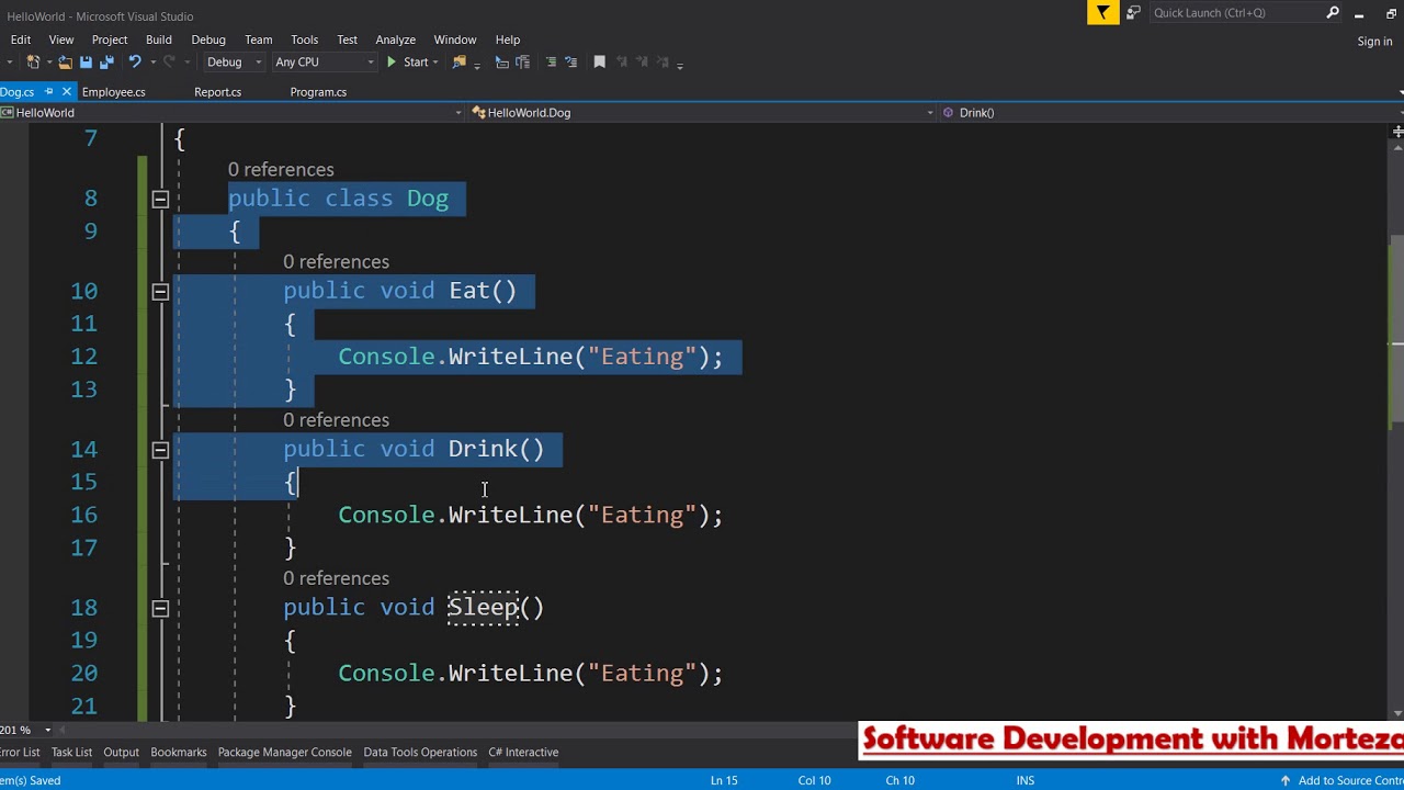 Extract an interface refactoring