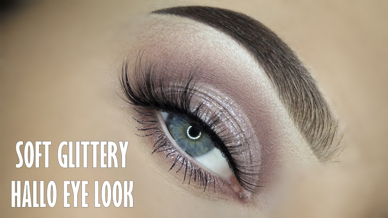 Soft Glitter Halo Eye Makeup Tutorial!