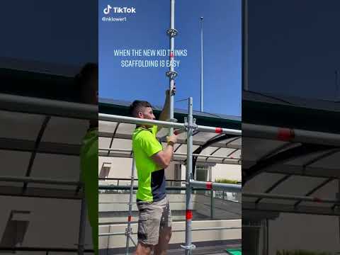 Scaffolding is not easy for newbie. #scaffolding #scaffolder