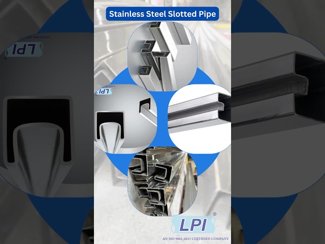 Stainless Steel Slot Pipe - Rose Gold Finish Pipe Manufacturer from Surat