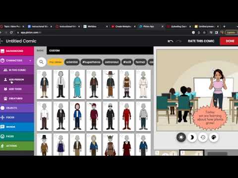 Creating a Pixton Comic Book