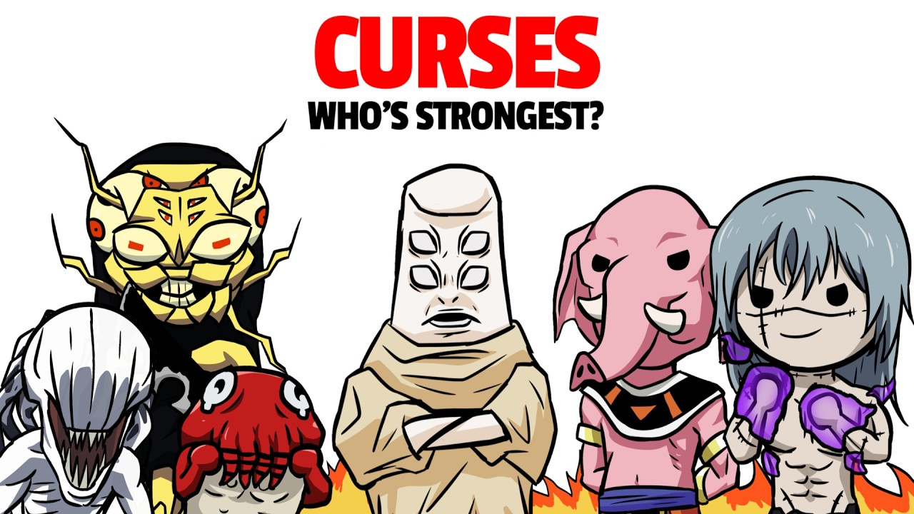 Top 10 CURSES Ranked WORST to BEST (Jujutsu Kaisen)