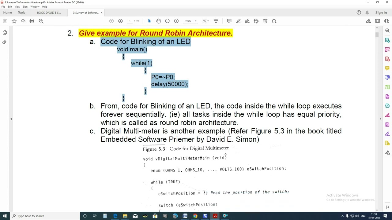 Round Robin Architecture with Examples