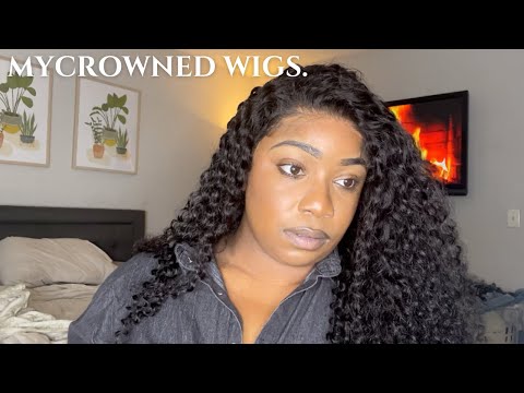 A SPANISH WAVE WIG?! WHAT?! MYCROWNEDWIGS HAVE CHANGED THE GAME! FULL 360 LACE PRE EVERYTHING!!