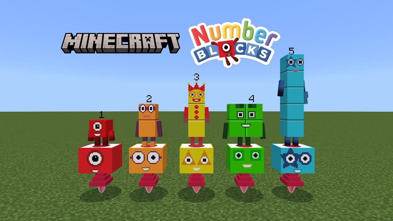 Numberblocks Minecraft Addon 1.6.3 Update