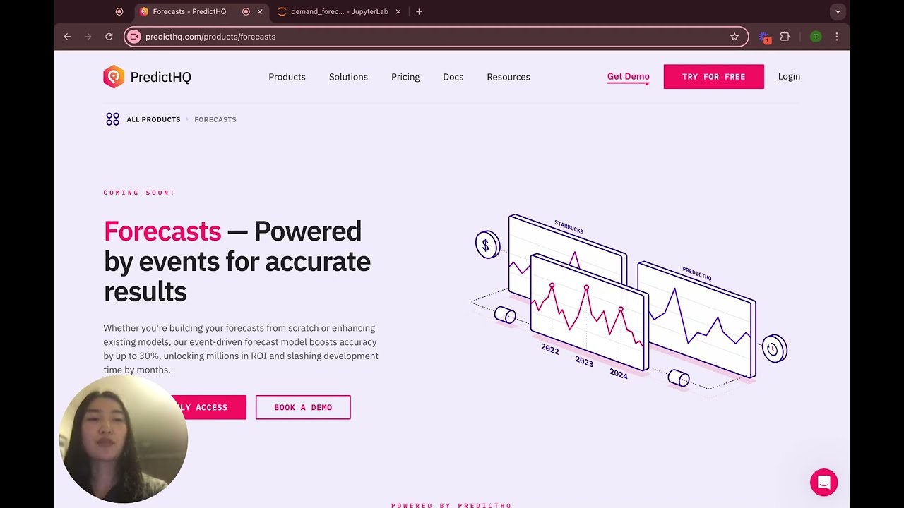 PredictHQ Forecasts Demo