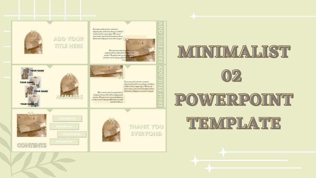 Minimalist 02 PowerPoint Template Free🍑 || ppt#79✨