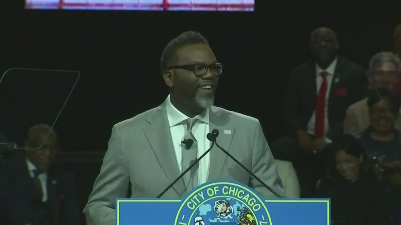 Memorable moments in Mayor Brandon Johnson's inauguration