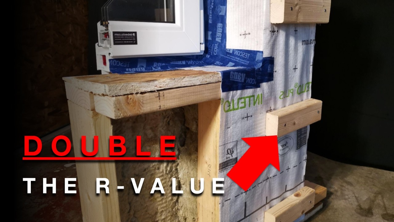 CRAZY R-Value for CHEAP! A Guide To Double Stud Walls