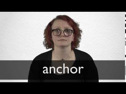 How to pronounce ANCHOR in British English