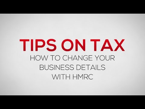How to change your business details with HMRC