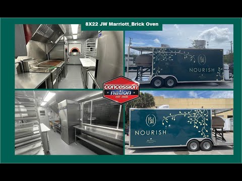 JW Marriott San Antonio | 3rd Trailer built by Concession Nation for the Marriott Hotels.