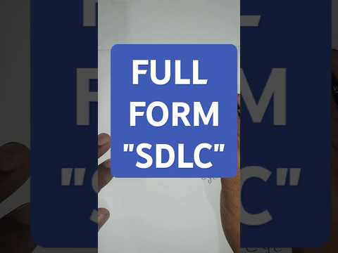 SDLC Full Form | What is the Full Form of SDLC? #shortsvideo