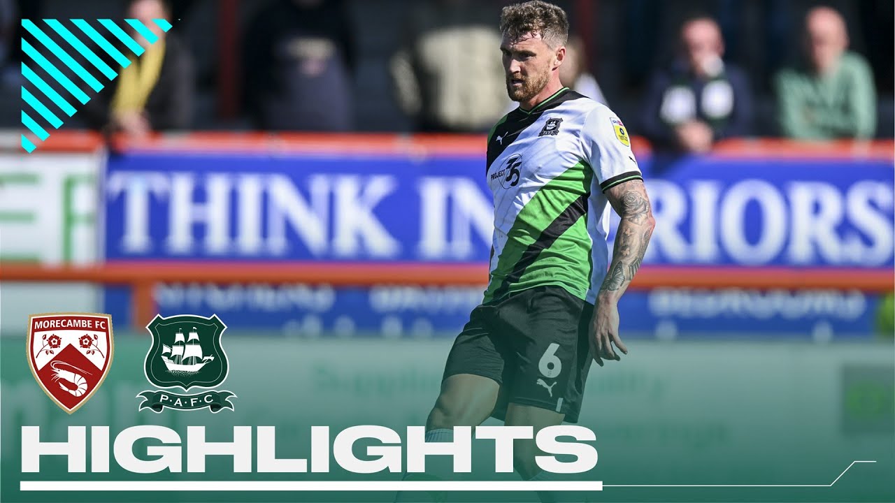 Highlights | Morecambe 1-3 Plymouth Argyle