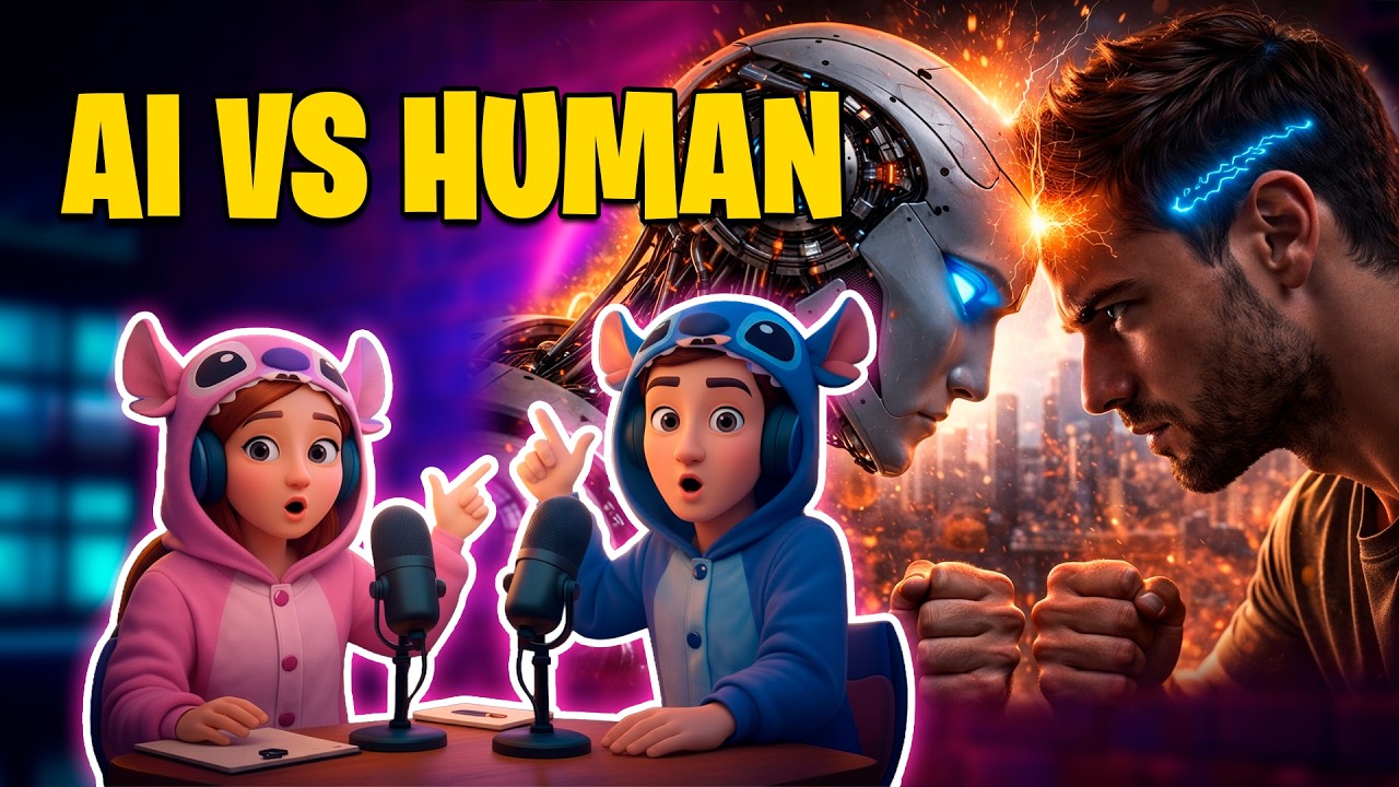AI vs. Human Intelligence: Is the Replacement Inevitable? | Step by Step English Podcast🤖🎙️