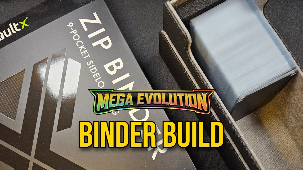 POKÉMON BINDER BUILD! Organizing My Mega Evolutions Card Collection