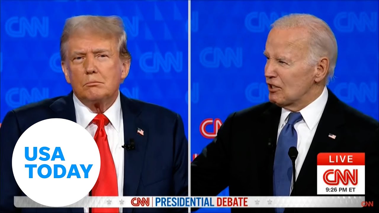 Joe Biden slams Donald Trump during debate for 'losers and suckers' | USA TODAY