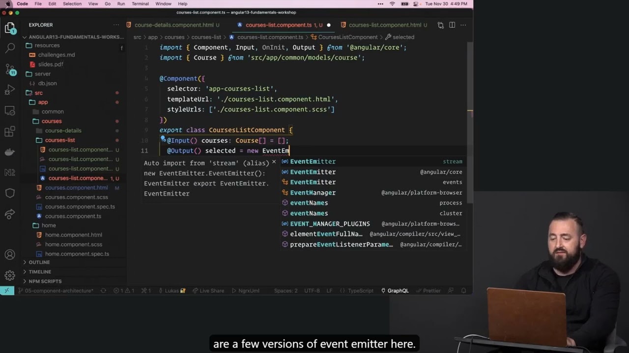 26. Presentational & Container Components
