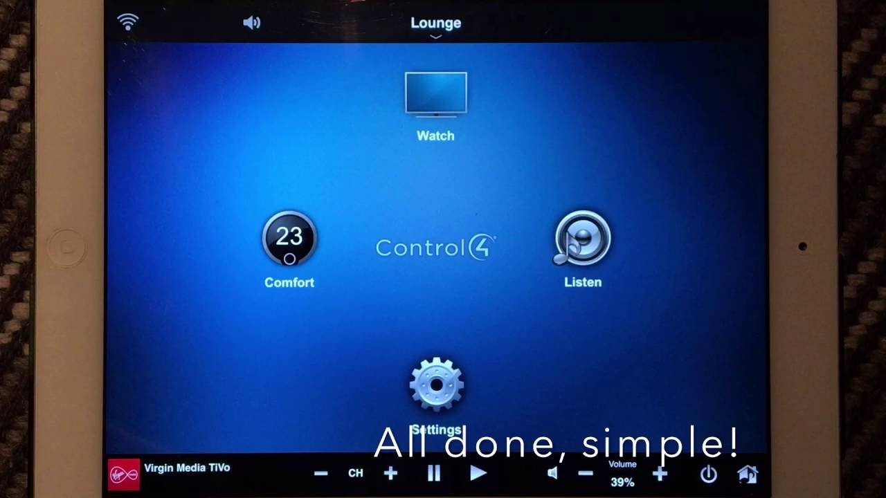 Downloading and Installing the Control4 App