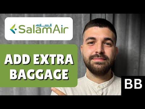 How To Add Extra Baggage In Salamair (Buy Extra Baggage)