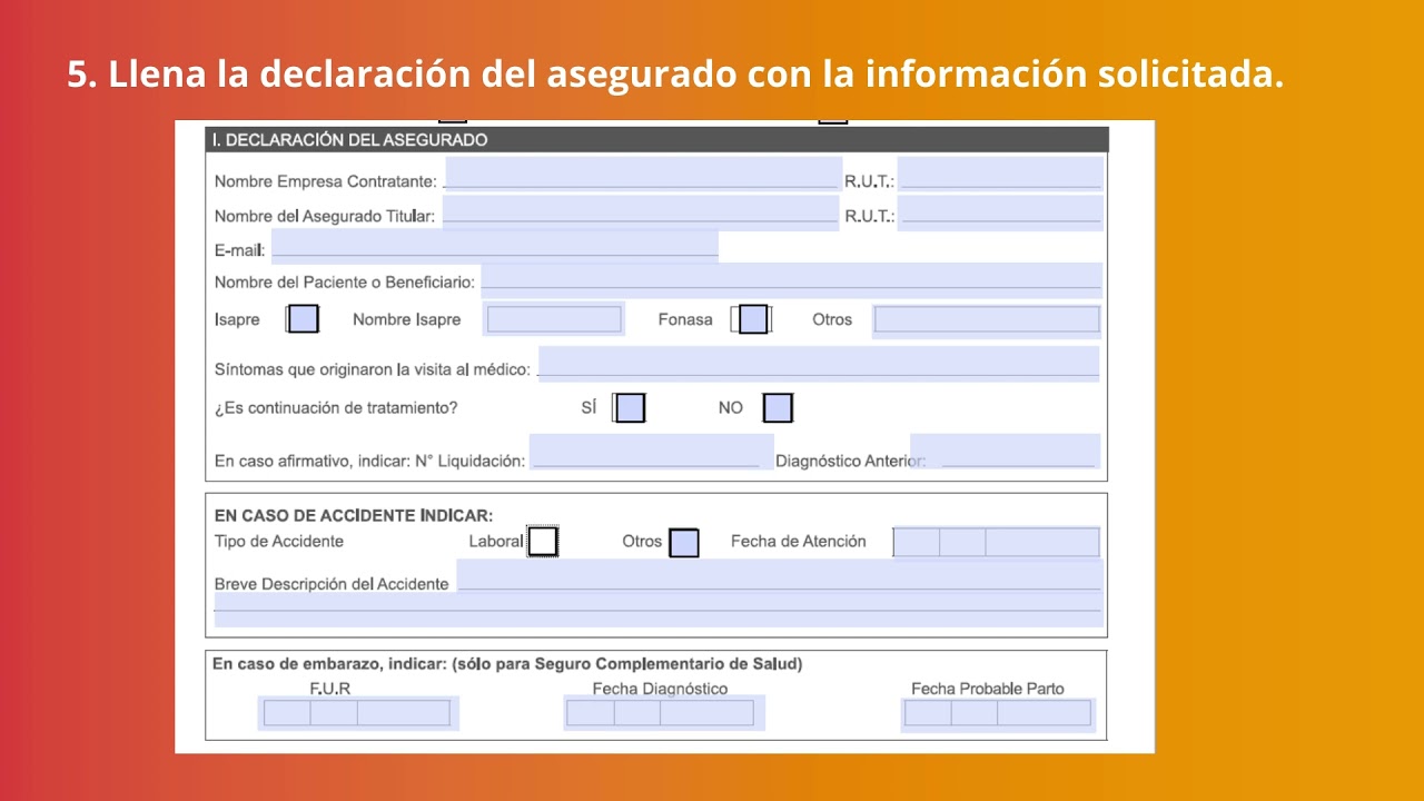 Paso a Paso Formulario Solicitud Reembolso Gastos Salud