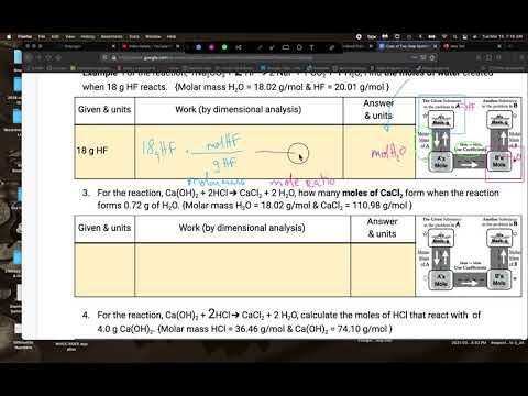 Two Step Stoichiometry Problems
