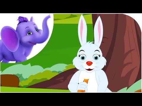 Here is a Bunny - Nursery Rhyme with Lyrics & Sing Along