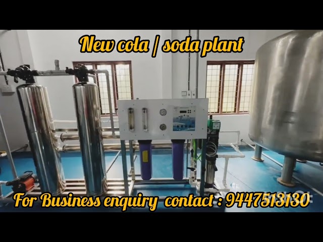 Carbonated Soft Drink Plant - Club Soda And Carbonated Soft Drink Plant Manufacturer from Thrissur